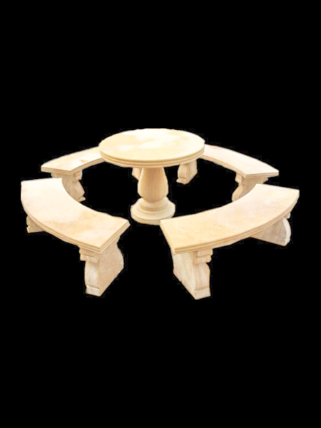 NATURAL STONE TABLE SETS